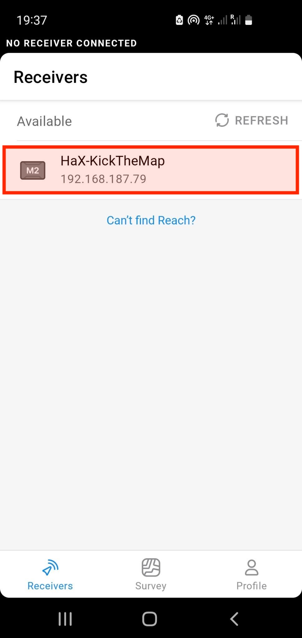 HaX RTK Setup for Android (H version – deprecated) – KickTheMap support